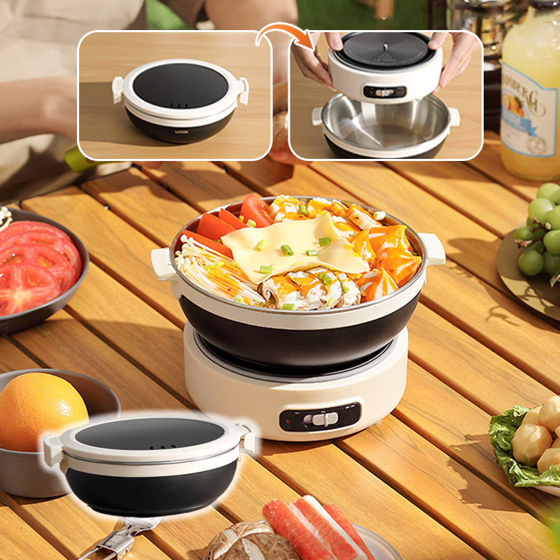 1.2L Portable Foldable Electric Pot with Overheat Protection（Free Ship ...