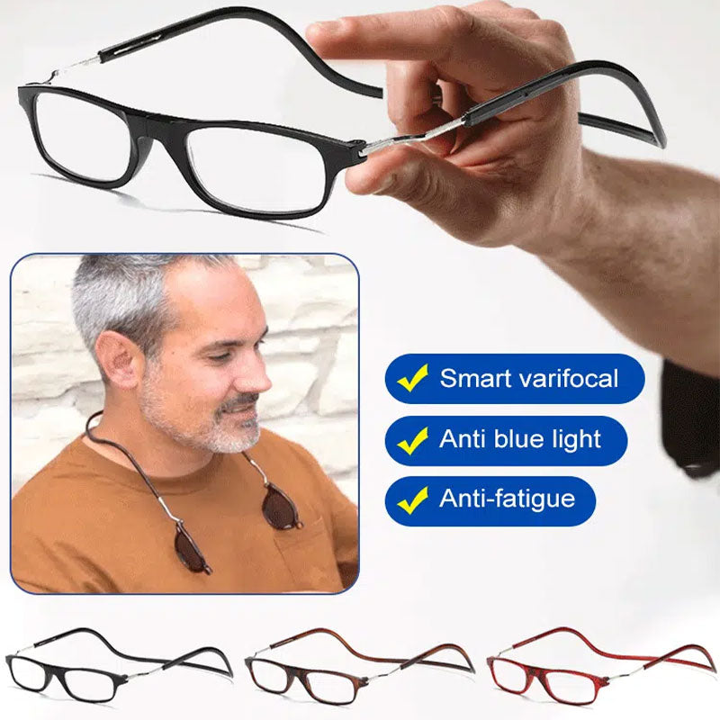 Magnetic Neck Hanging Anti-Lost Anti-Blue Light Reading Glasses – aimtoyou