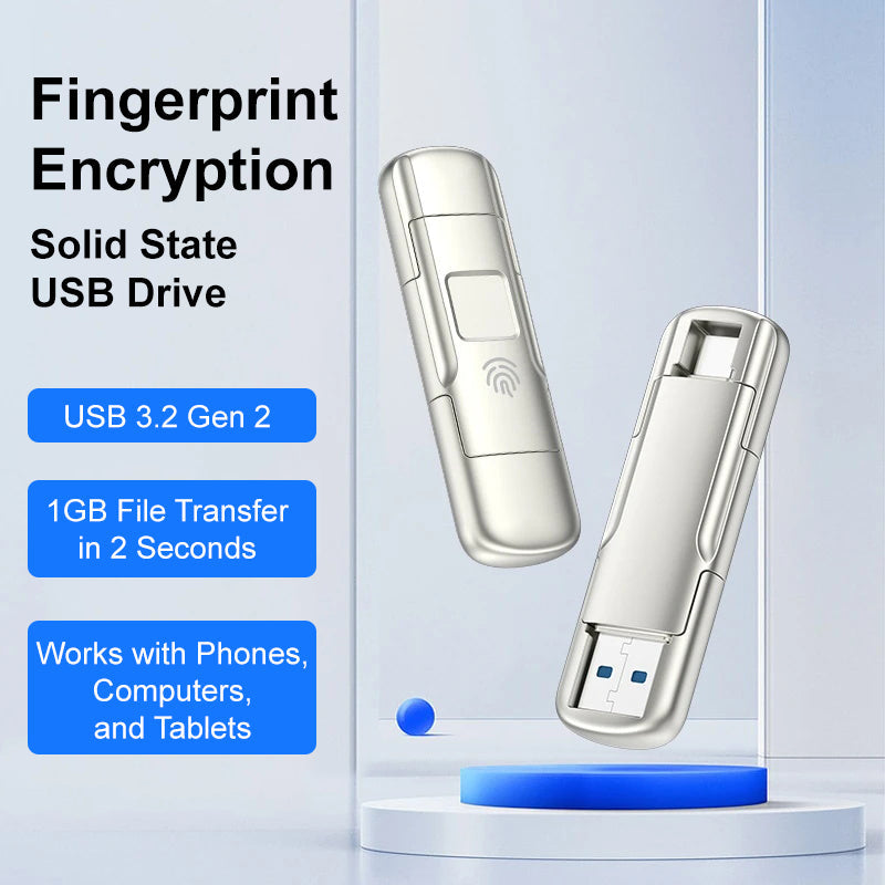 Fingerprint Encrypted Solid State Flash Drive – aimtoyou