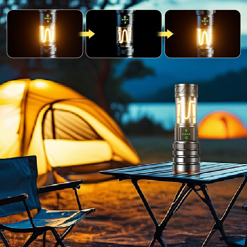 Waterproof Super Bright Rechargeable LED Camping Flashlight – aimtoyou