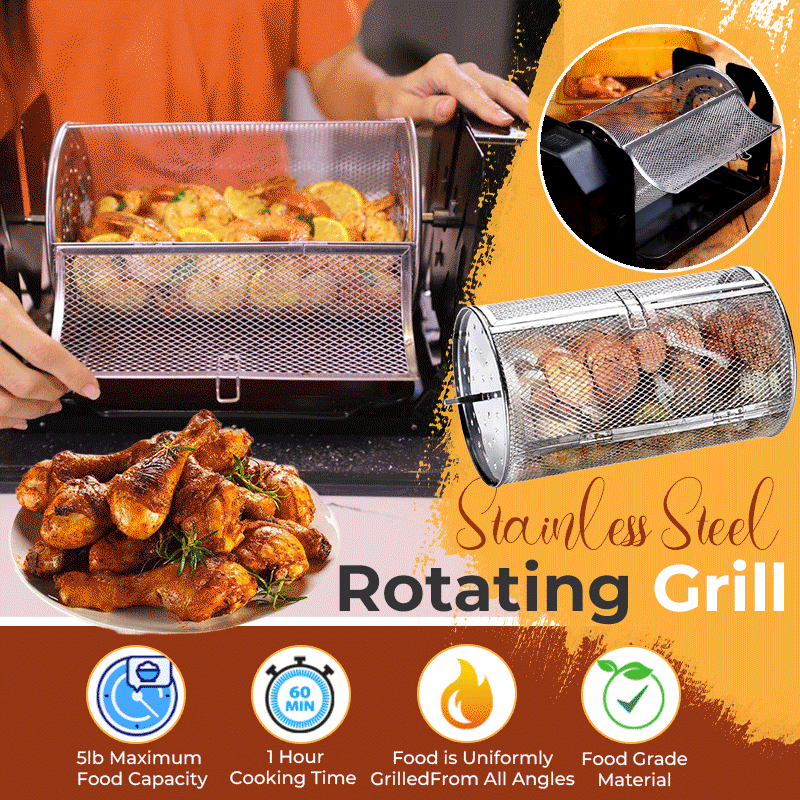 🔥 Buy 1 Get 1 Free 💖 Stainless Steel Rotary Grill – aimtoyou