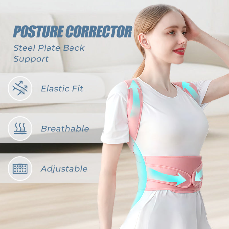 Steel Plate Back Support Posture Corrector – aimtoyou